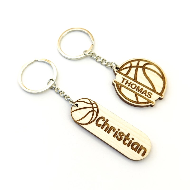 Basketball Keychain - Etsy