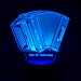 LED Accordion Night Light Personalized, LED Squeezebox Night Light ...
