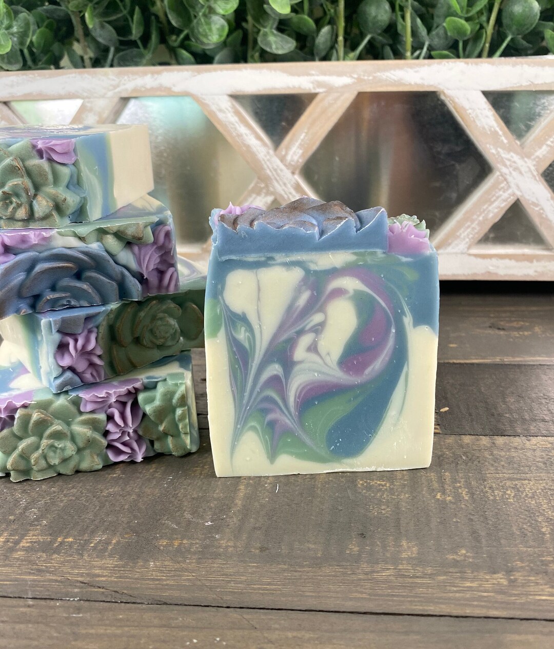 Lush Succulent Cold Process Soap/handmade Soap/body Soap/ Handcrafted ...