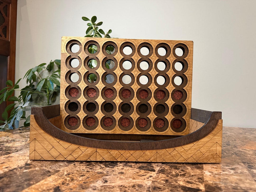 4 in a Row Board Game - Etsy