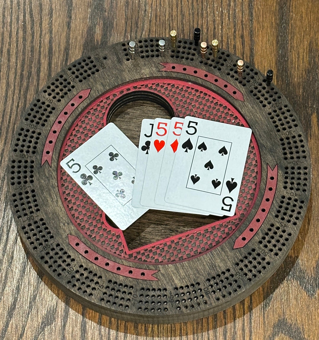 4-person Cribbage Board - Etsy