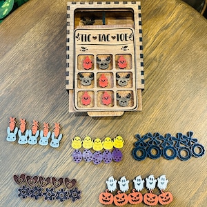 Tic Tac Toe for All Seasons! - Etsy