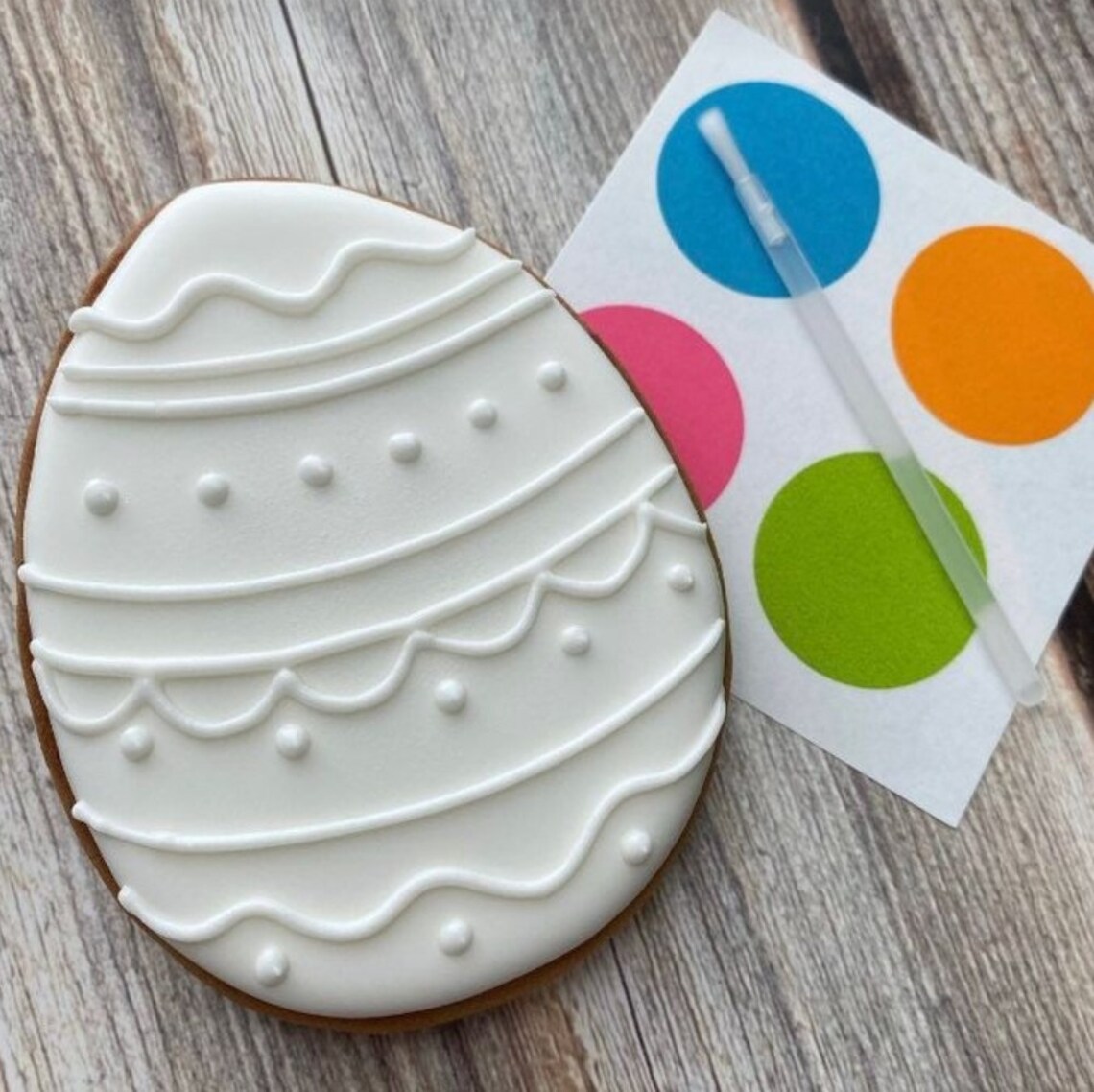 1 PYO Cookie Paint Your Cookie Sugar Cookie Easter Cookie Color a ...