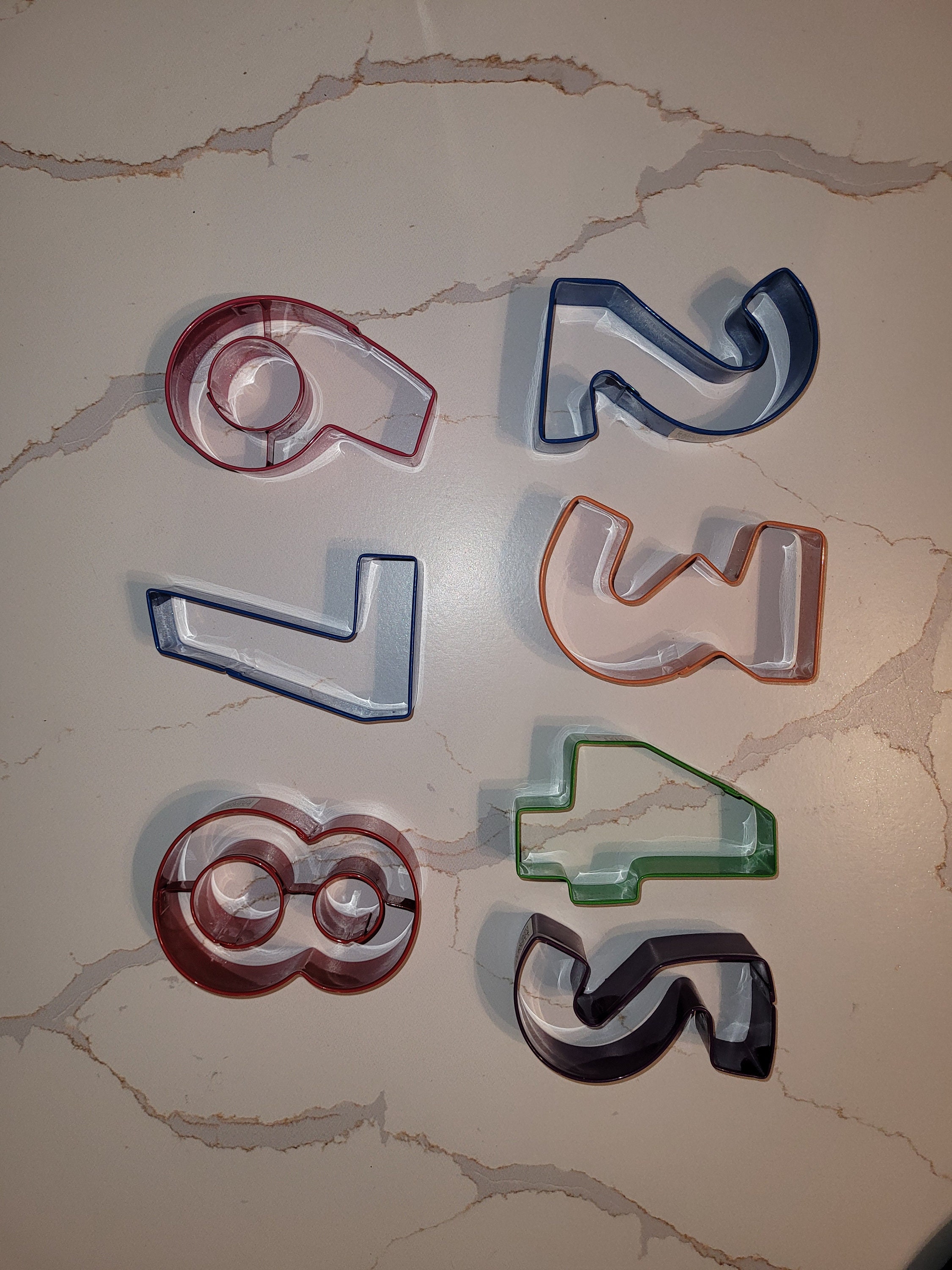 12 Number Party Favor Cookies Sugar Cookies First Birthday Cookies ...