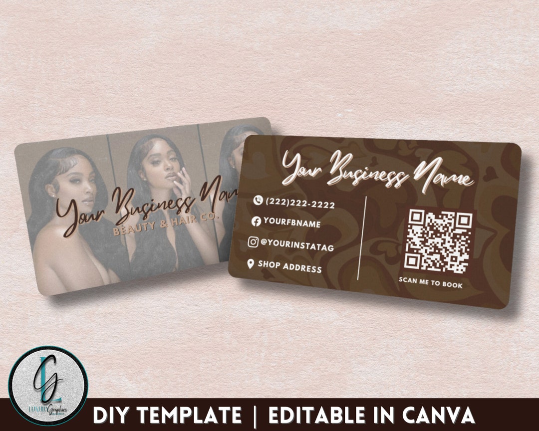 Brown Business Card Template | Collage Business Card | Business Card ...