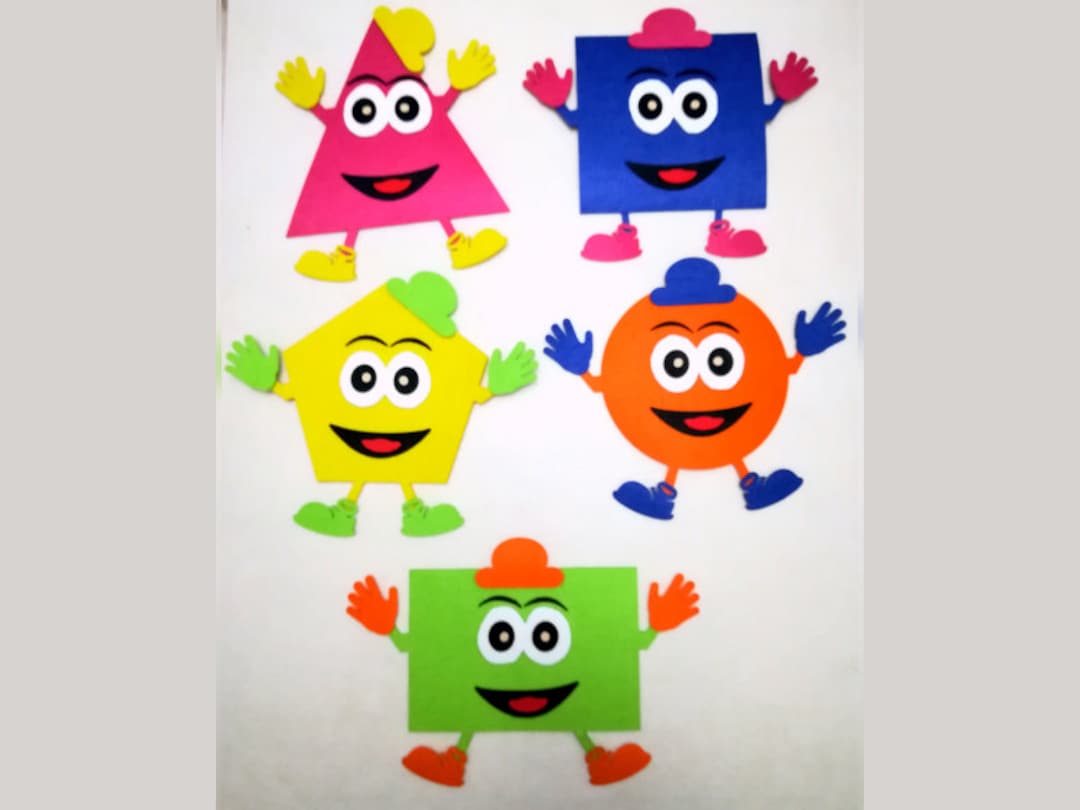 Felt Geometric Shapes - Etsy