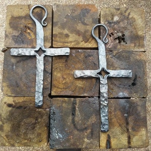 Hand Forged Shepherd's Hook Backsmith's Cross - Etsy