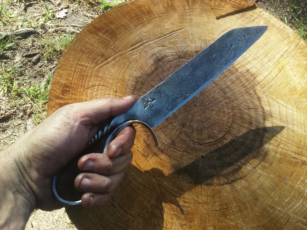 Hand Forged Large Seax Viking Blacksmith Knife - Etsy