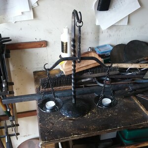 Hand Forged Medieval Balance Scale / Scales of Justice - Etsy