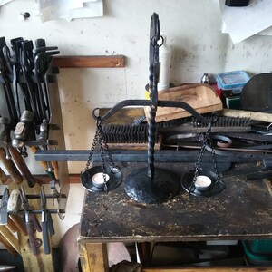 Hand Forged Medieval Balance Scale / Scales of Justice - Etsy