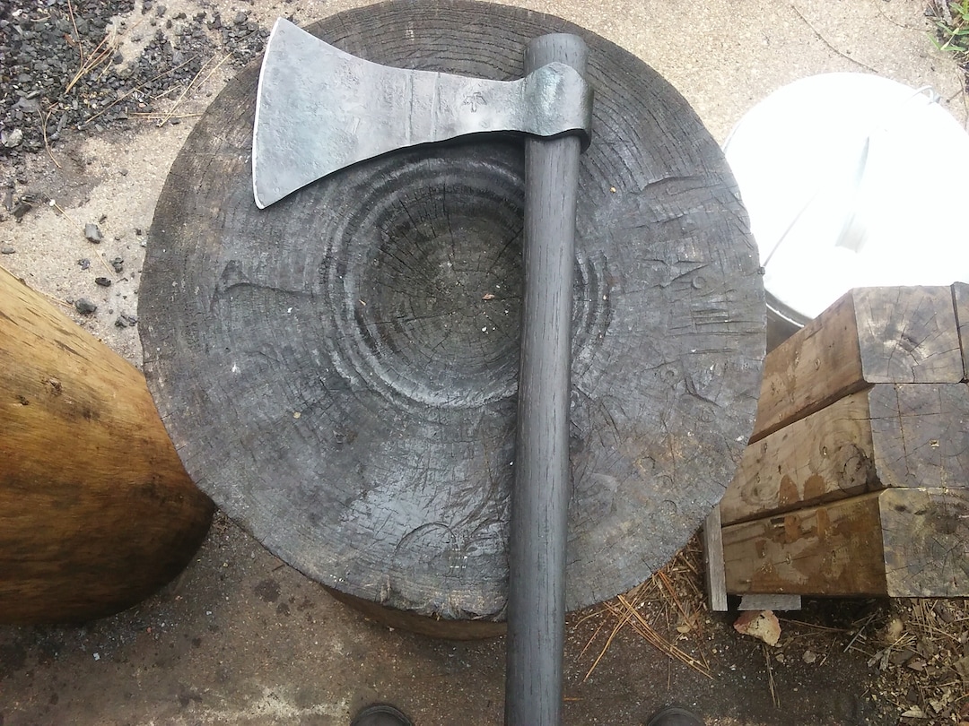 Hand Forged Wrapped Eye Type "d" Viking Axe - Etsy