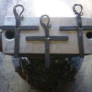 Hand Forged Shepherd's Hook Backsmith's Cross - Etsy