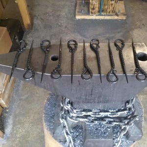 Hand Forged Medieval / Viking Eating Spike / Scribe - Etsy