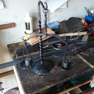 Hand Forged Medieval Balance Scale / Scales of Justice - Etsy