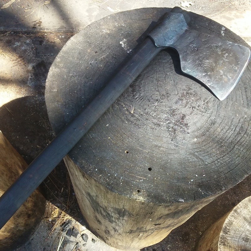 Hand Forged Tomahawk - Etsy