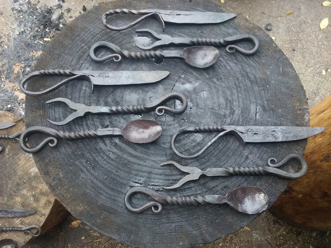Hand Forged Horseshoe Medieval / Viking / SCA Feast Gear - Etsy
