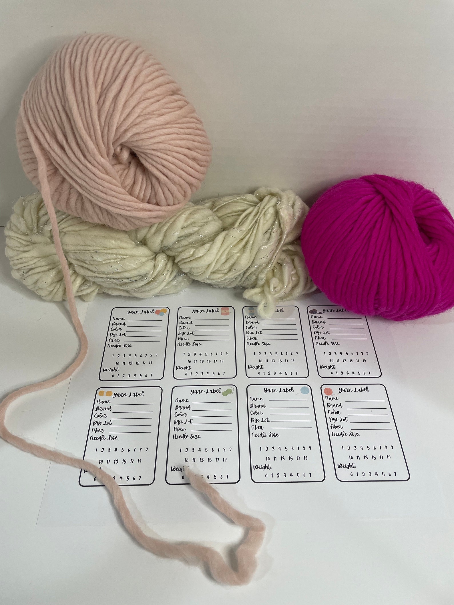 Yarn Labels for Making Your Crafting Era More Organized - Etsy