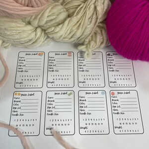 Yarn Labels for Making Your Crafting Era More Organized - Etsy