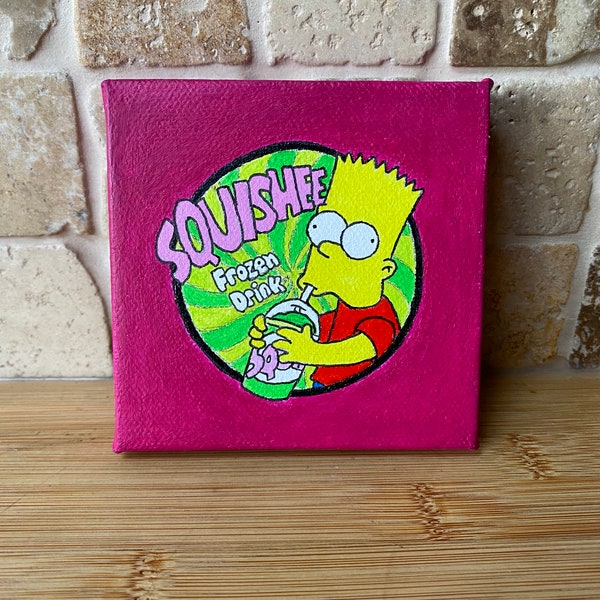 The Simpsons Painting - Etsy