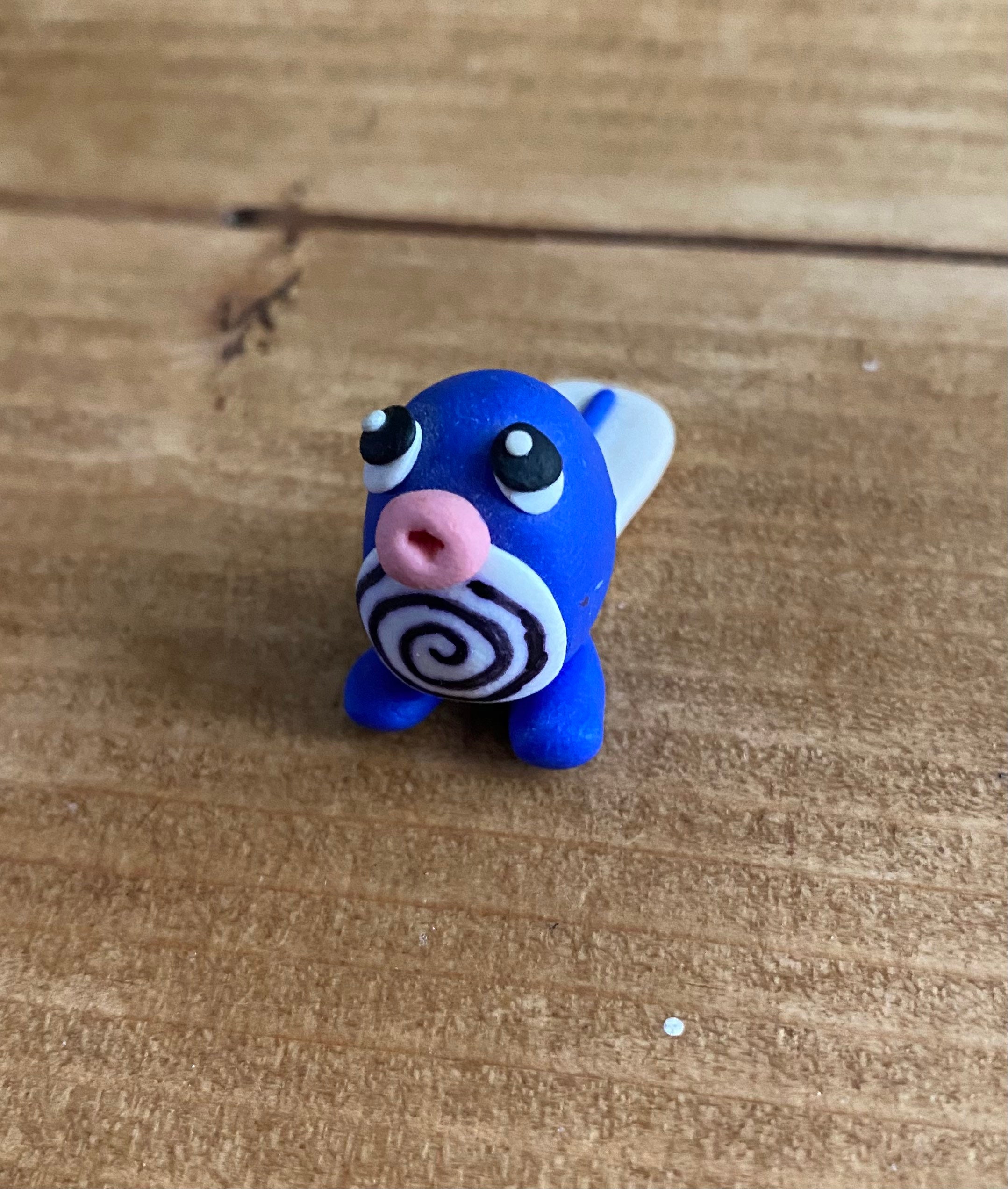 Small Poliwag Pokémon Figure Made From Fimo Clay - Etsy UK