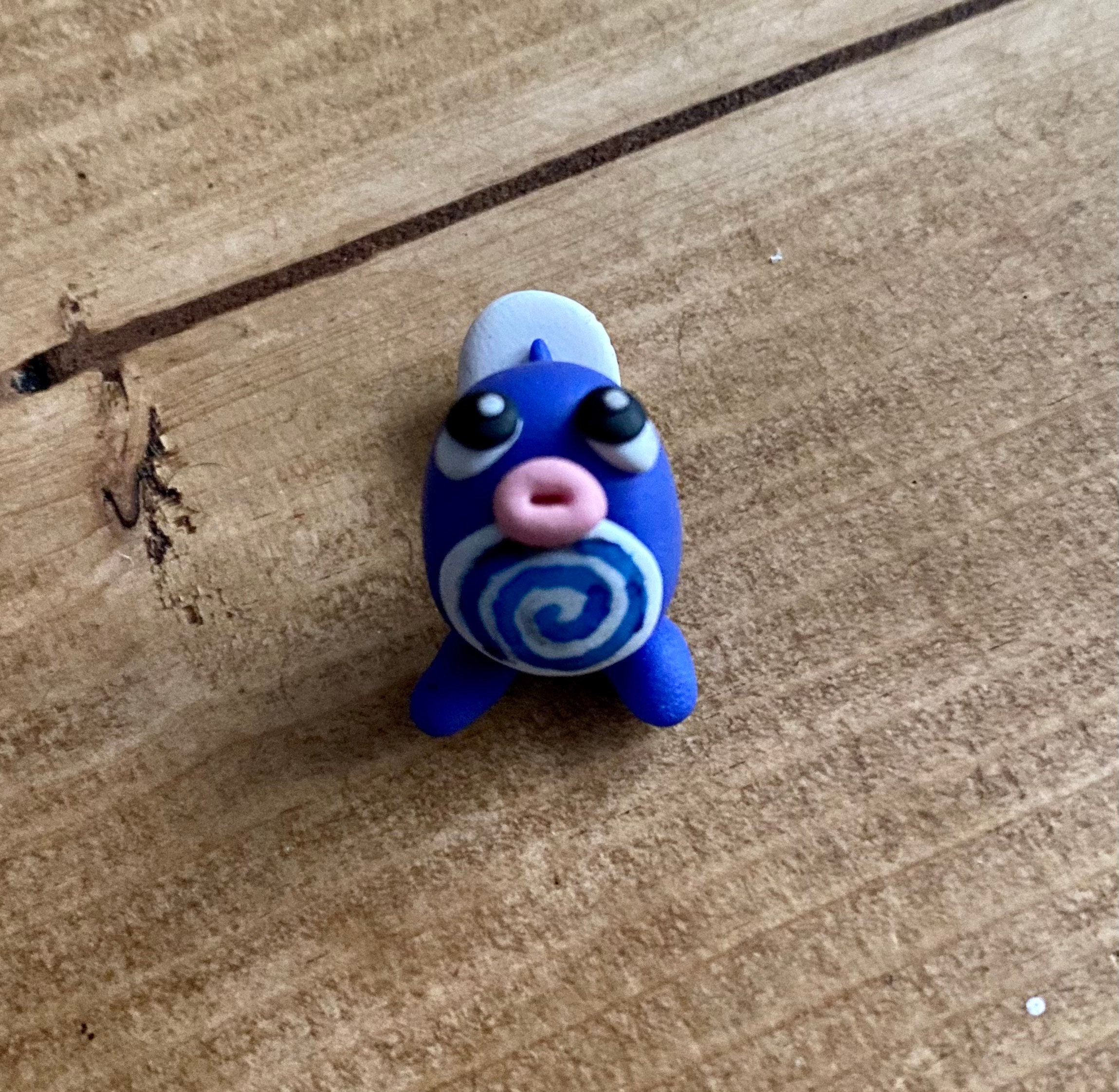 Poliwag Pokémon Handmade Fimo Clay Figure Small - Etsy