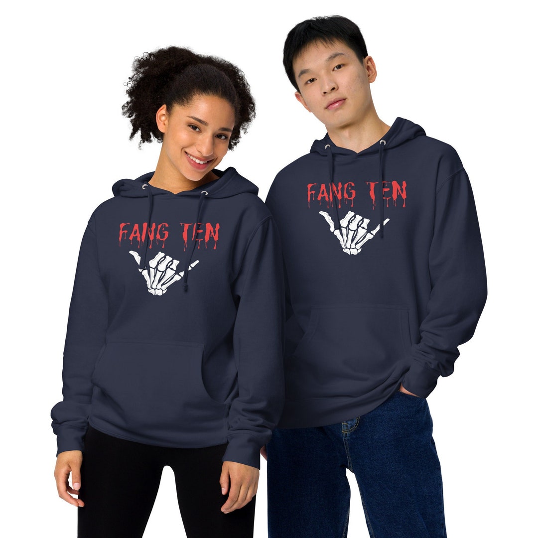 Fang Ten Hoodie, Hang Ten Hoodie, Surfer Sweatshirt, Vampire Sweatshirt ...