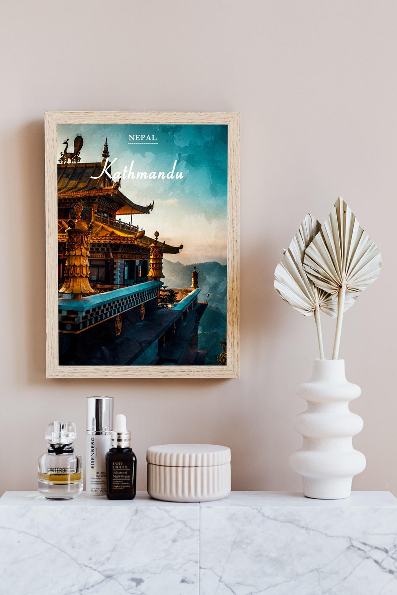 Nepal Kathmandu Poster Nepal Digital Download Prints Cool Wall Decor ...