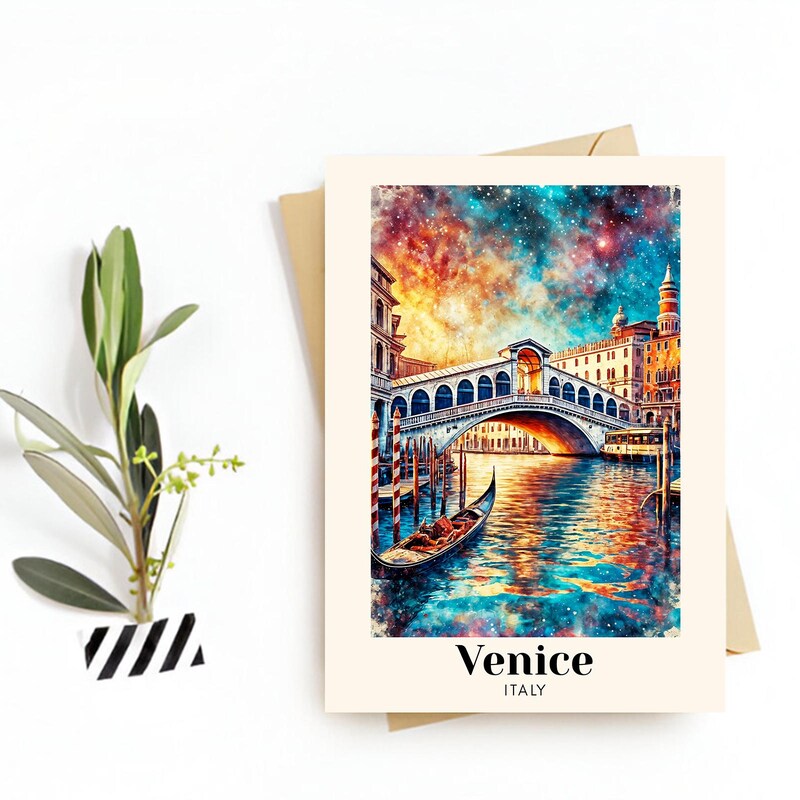 Anniversary Card Venice - Etsy