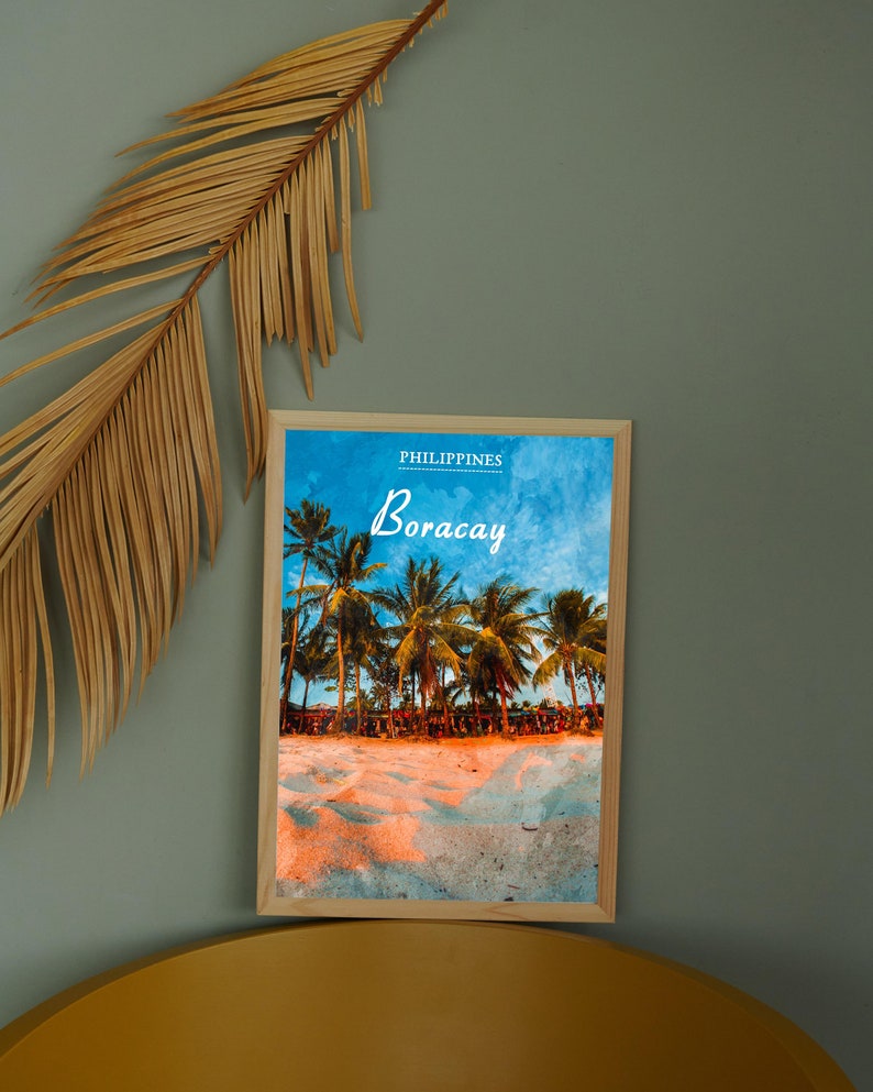 Philippines, Boracay Beaches Poster, Digital Download Prints, Cool Wall ...