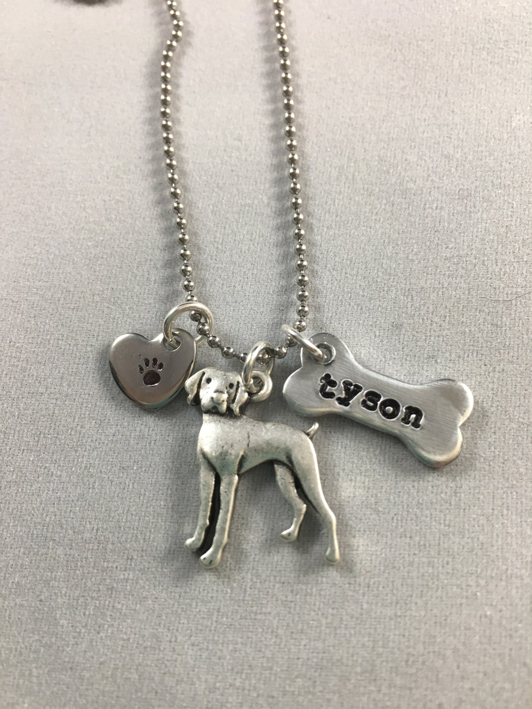 Vizsla, German Shorthaired Pointer Custom Necklace Personalized - Etsy