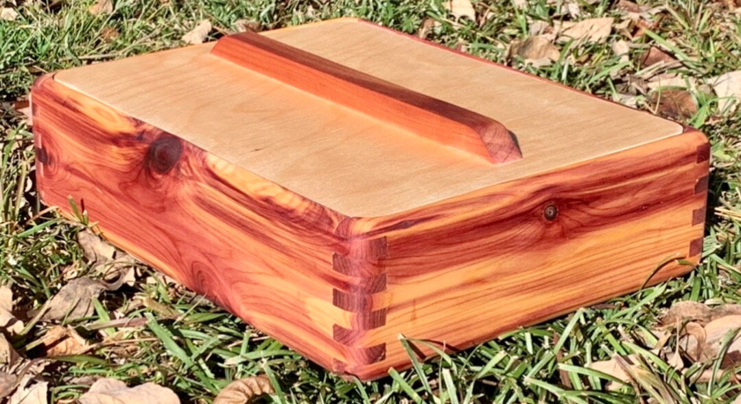 Cedar Keepsake Box Cedar Large Jewelry Box Cedar Wood Cedar Storage Box ...