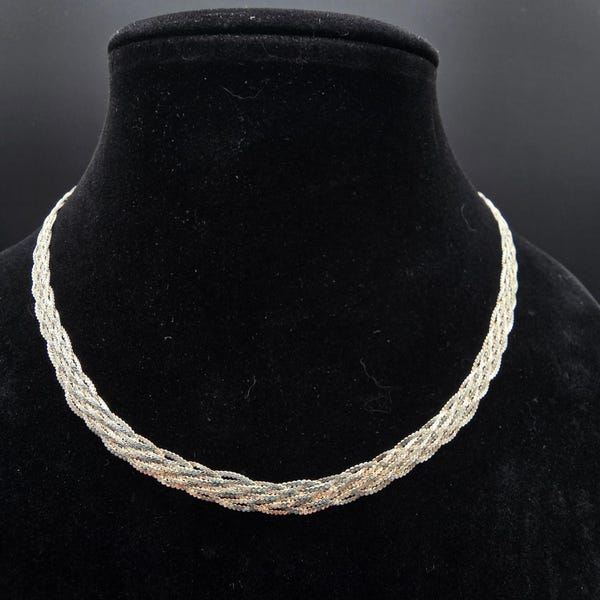 Braided Necklace - Etsy