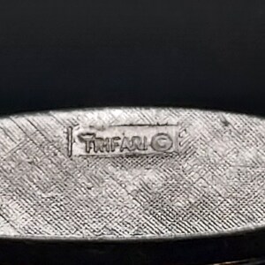 Trifari Heart Hinged Bangle Bracelet Silver Tone Gold Tone Vintage ...