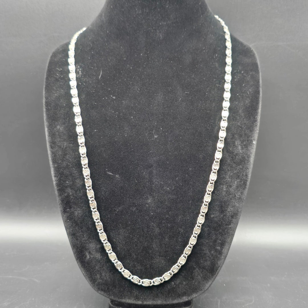 Vintage Avon Silver Chain Necklace 30 Inch Long Costume Jewelry - Etsy