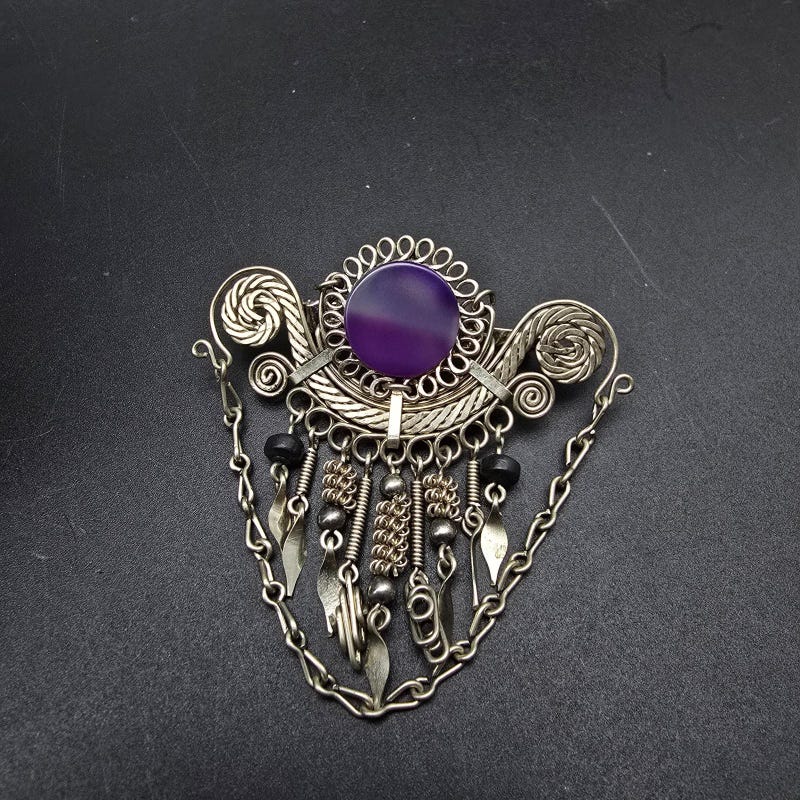 Wire Wrapped Brooch - Etsy