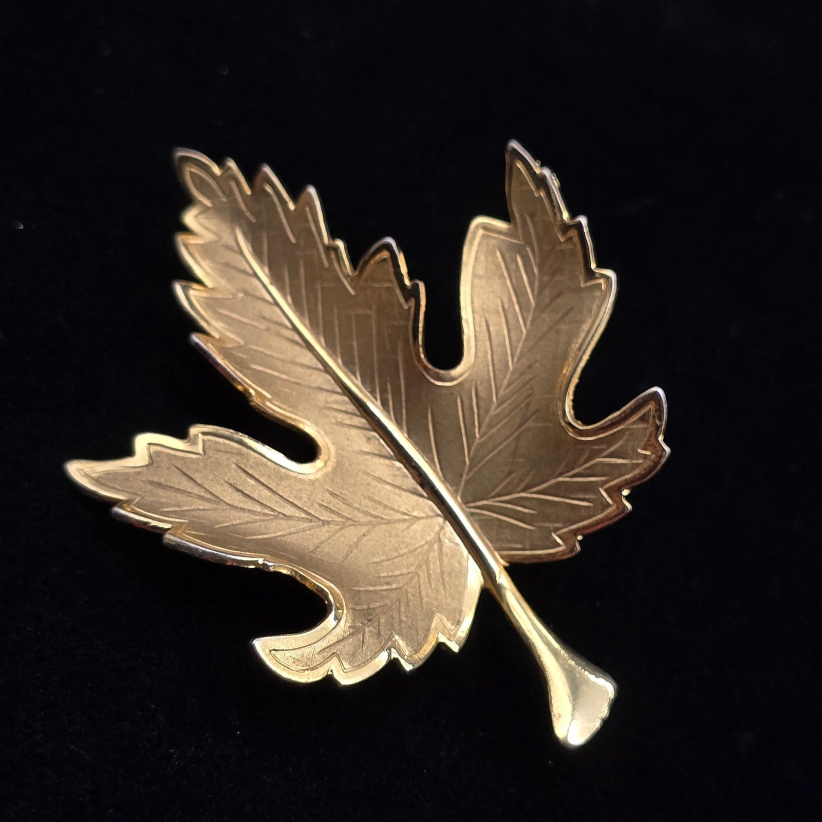 Vintage Gold Tone Leaf Brooch Fall Autumn Leaves Costume Jewelry - Etsy