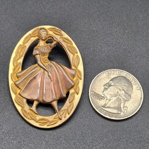 Singer Teenage Dress Making Award Pin Gold Tone Bronze Copper Tone - Etsy