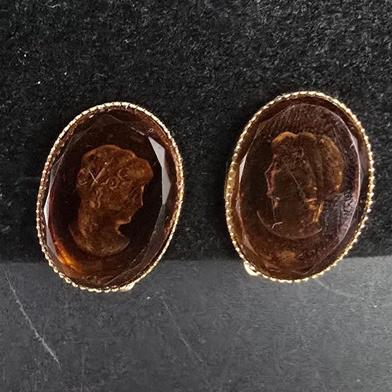 Intaglio Earrings - Etsy