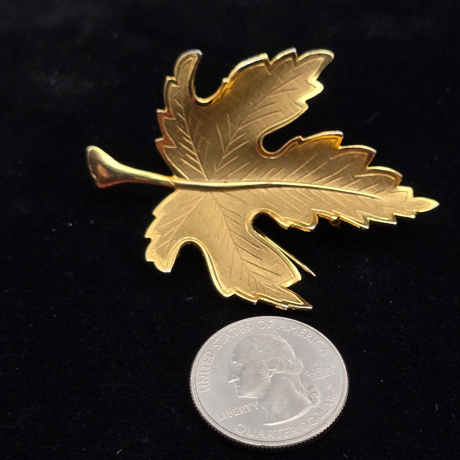 Vintage Gold Tone Leaf Brooch Fall Autumn Leaves Costume Jewelry - Etsy