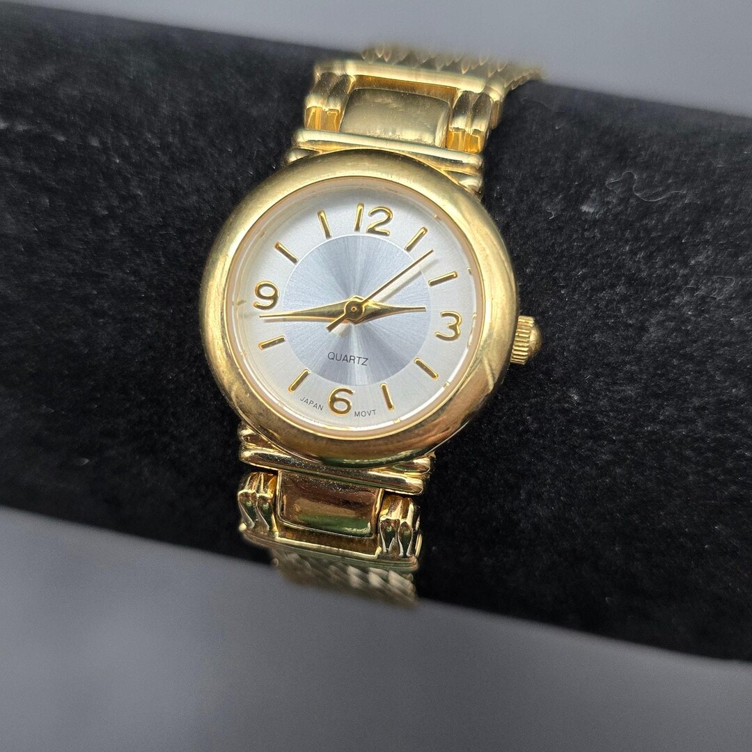 Avon Gold Tone Watch Multi Strand Chain Band Quartz WORKS - Etsy