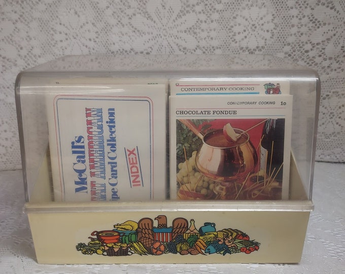 Vintage 1970's Mccall's Great American Recipe Box Card Collection Retro ...