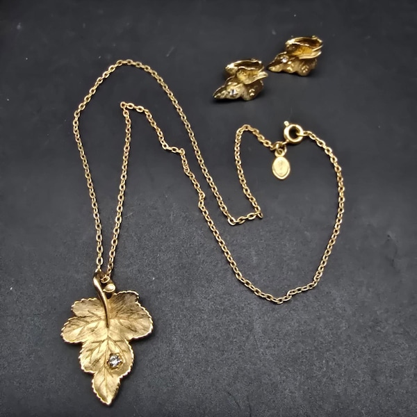 Avon Leaves Necklace - Etsy