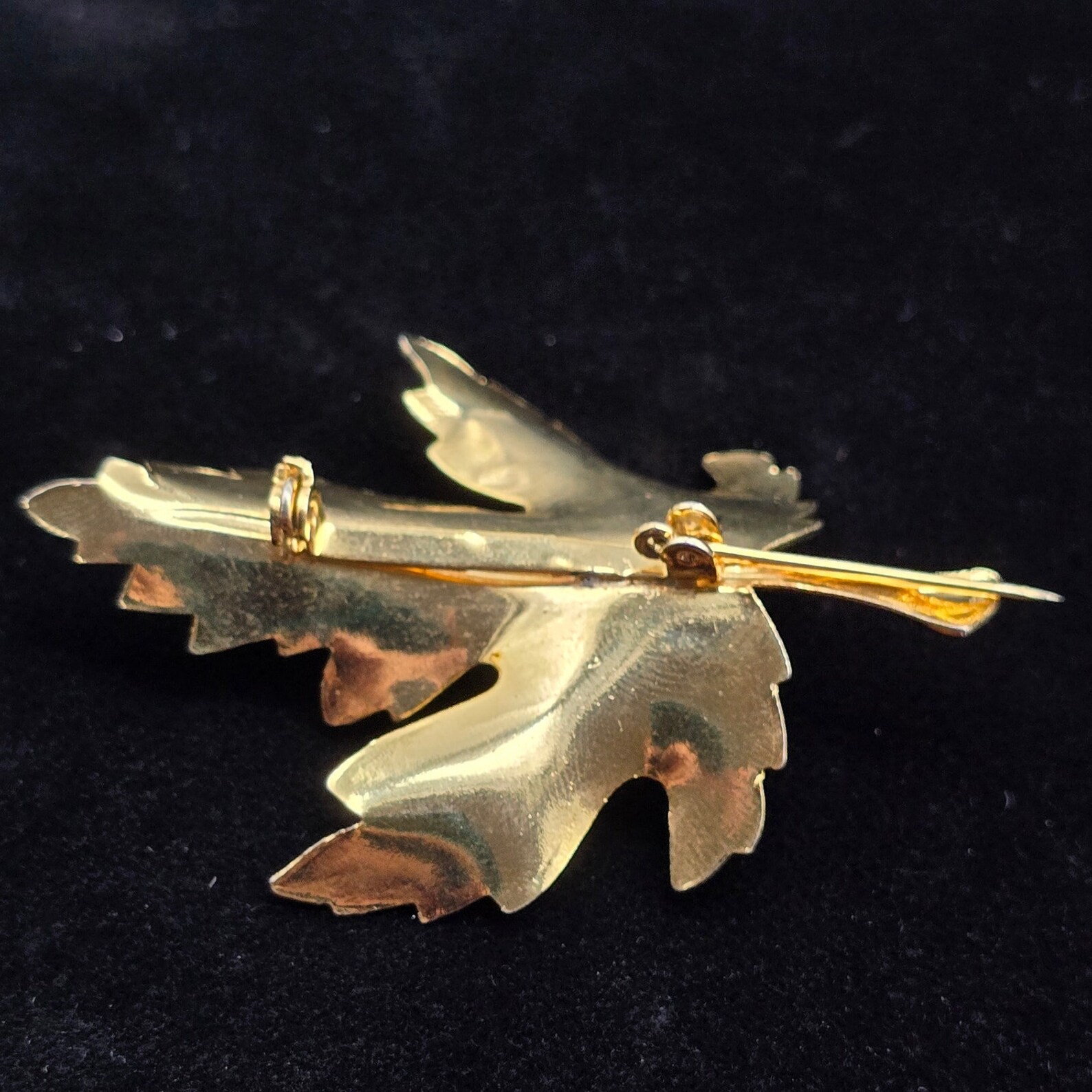 Vintage Gold Tone Leaf Brooch Fall Autumn Leaves Costume Jewelry - Etsy