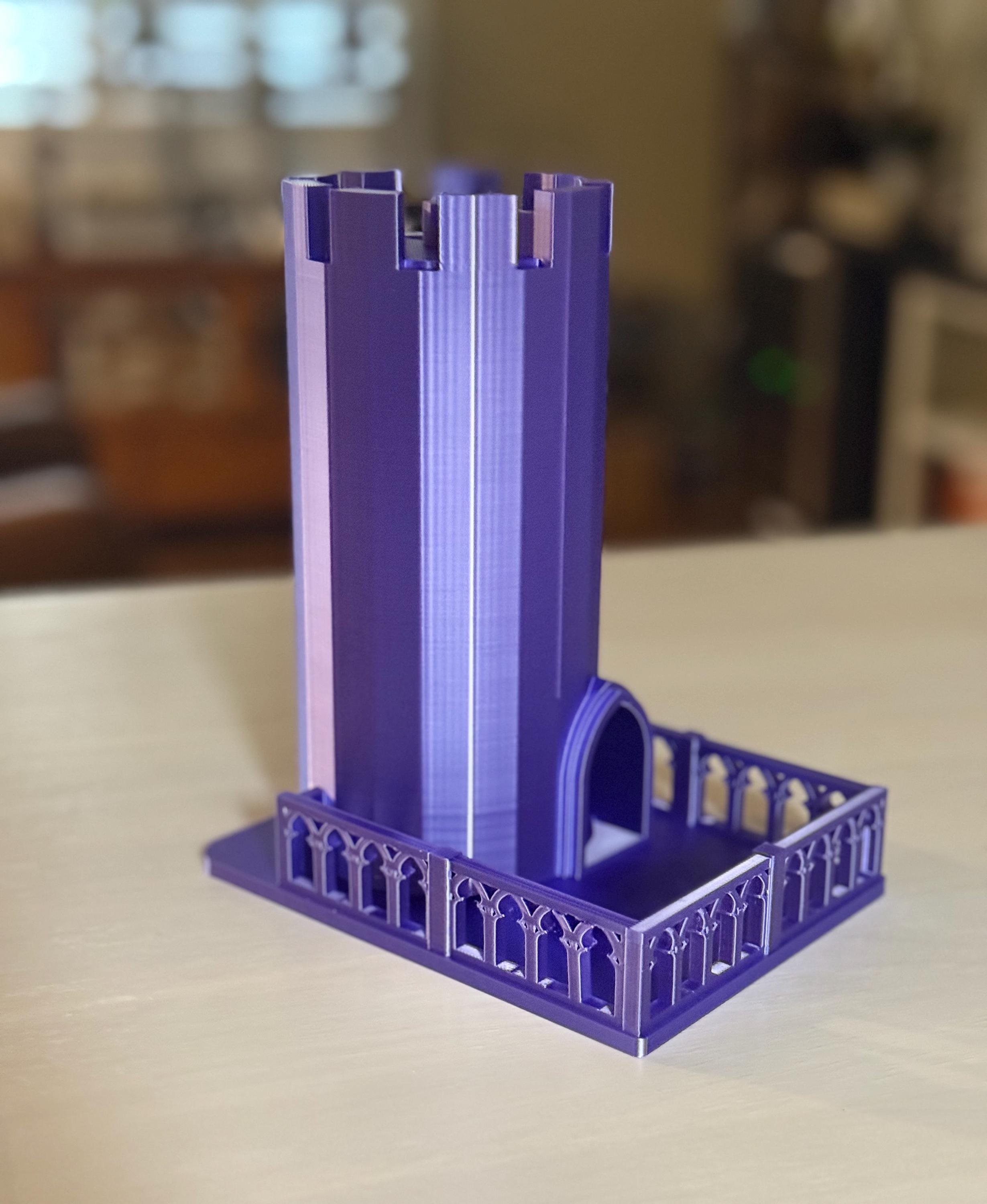 Enclosed Roll Dice Tower Simple Effective Design 3D Printed - Etsy