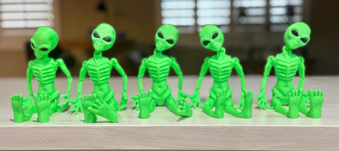 Flexi Alien 3D Printed - Etsy