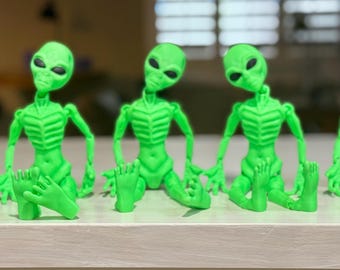Flexi Alien 3D Printed - Etsy