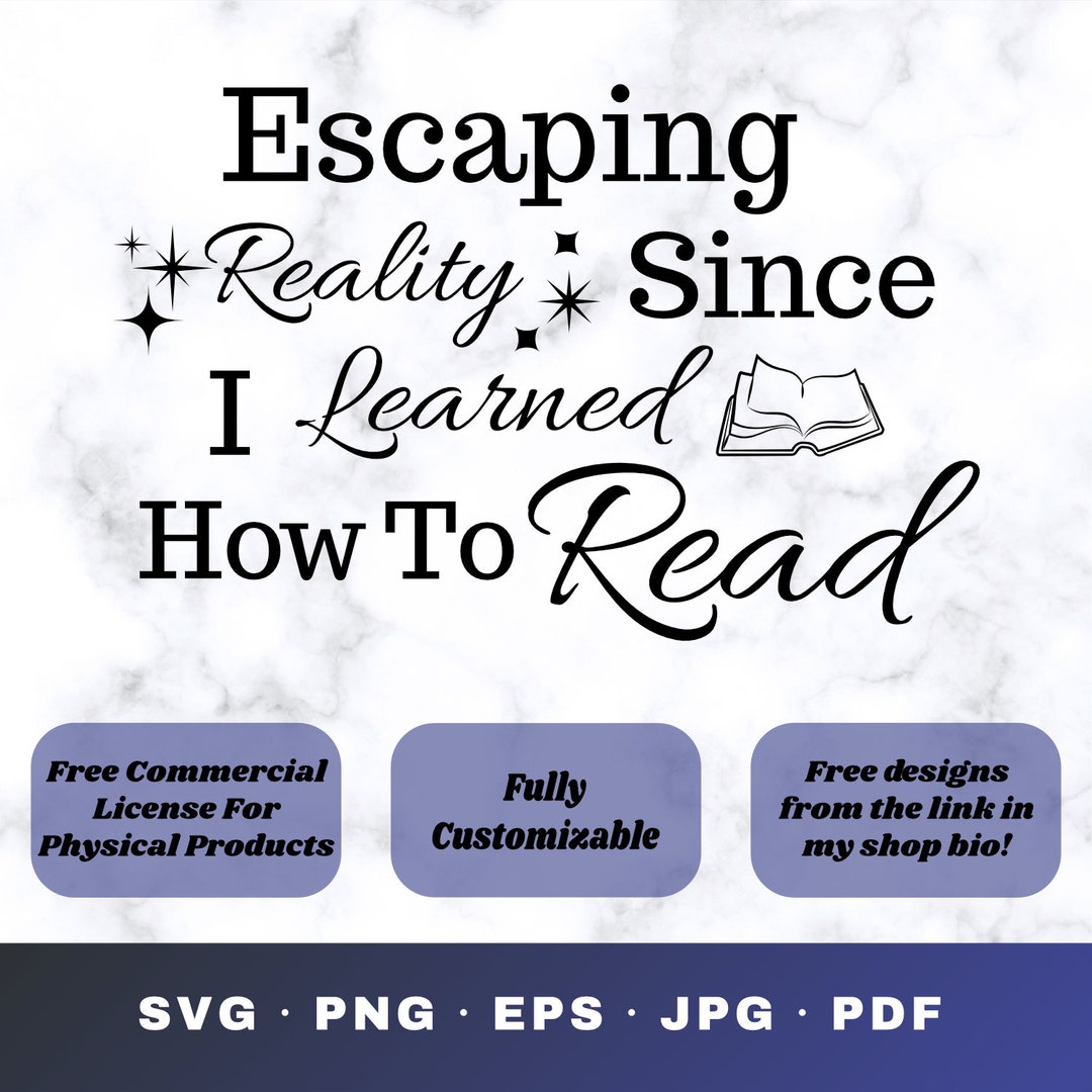 Reading Svg, Book Svg, Book Png, Reading Png, Book Clipart, Reading ...