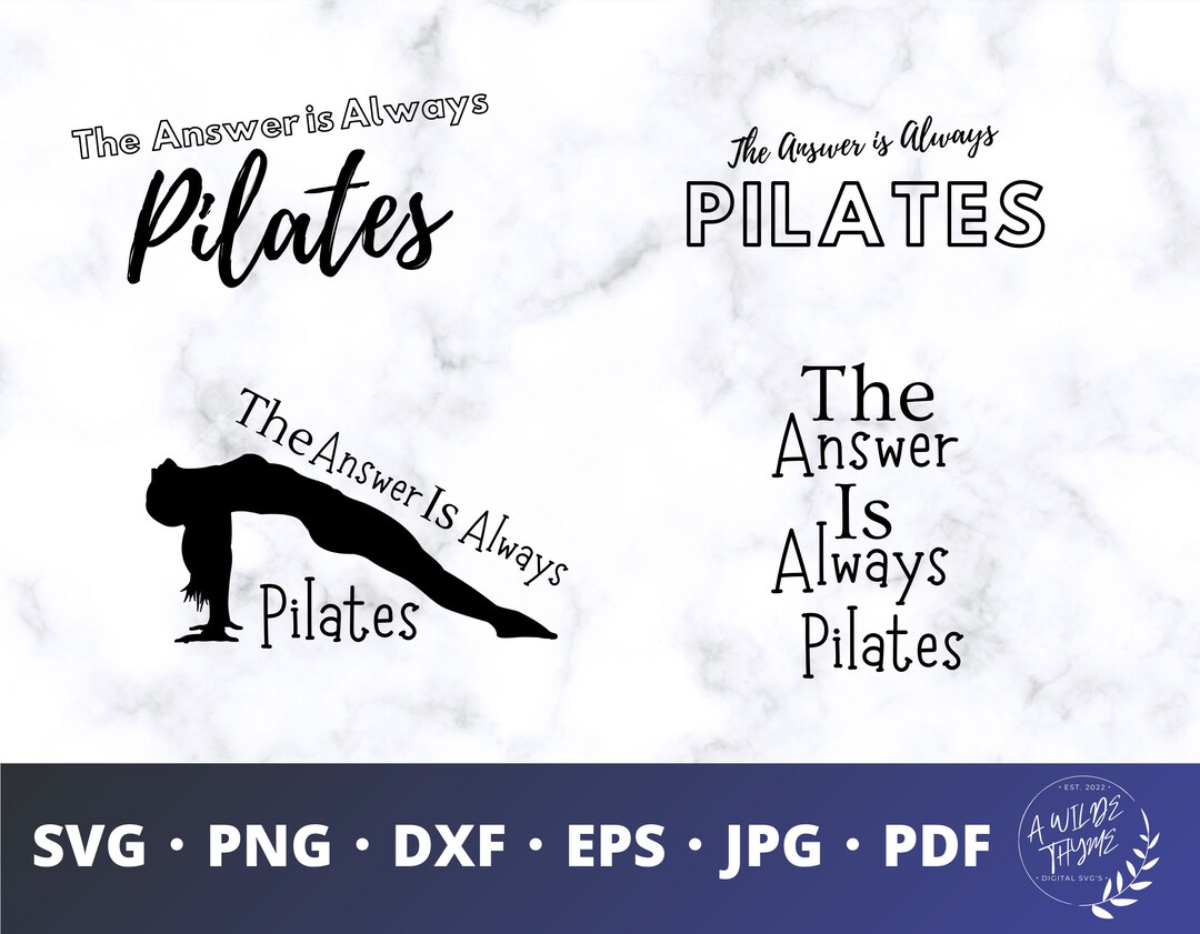 Pilates Pilates Svg Pilates Png Pilates Bundle Pilates - Etsy