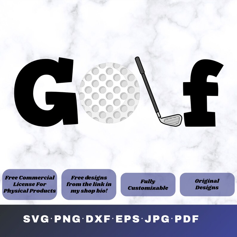Golf Svg Golf Png Golf Clipart Golf Club Svg Golfball Svg - Etsy Ireland