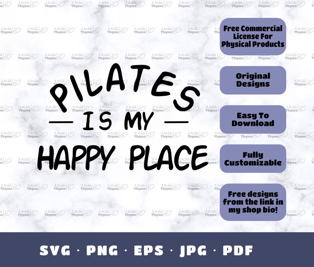 Pilates Svg Png Clipart Pilates Instructor Gift Pilates Fitness ...